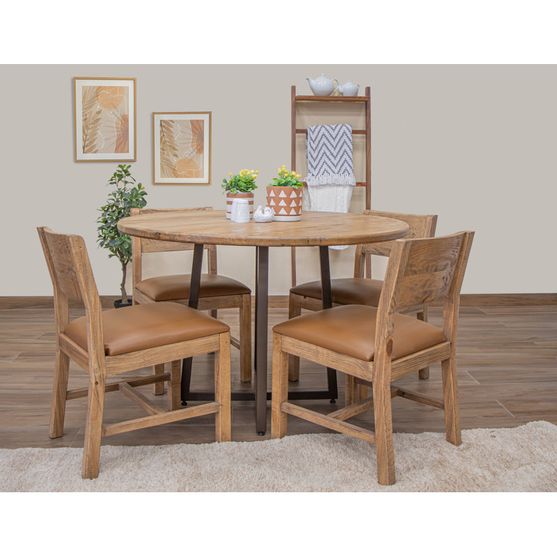 International Furniture Direct Tulum Round Dining Table | Wayfair